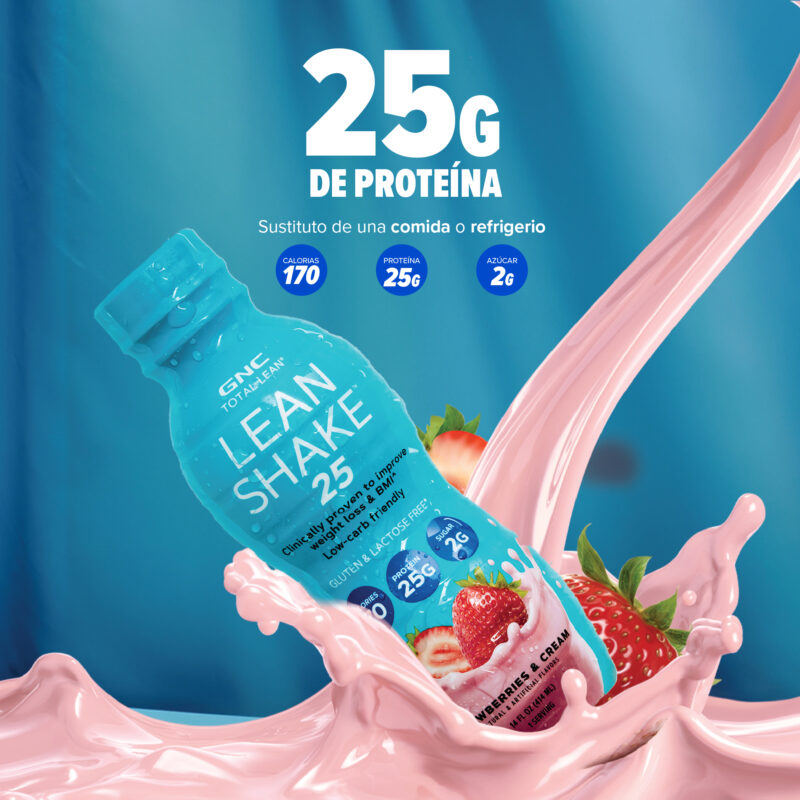 Total Lean Shake™ 25 | 4 UNIDADES | BOX - GNC El Salvador